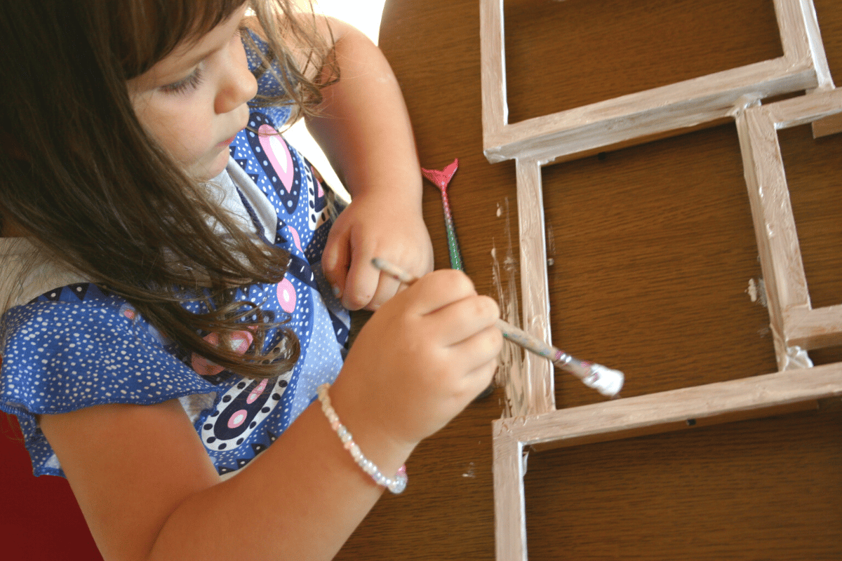 Personalized Photo Collage Frame - Kids Art Idea