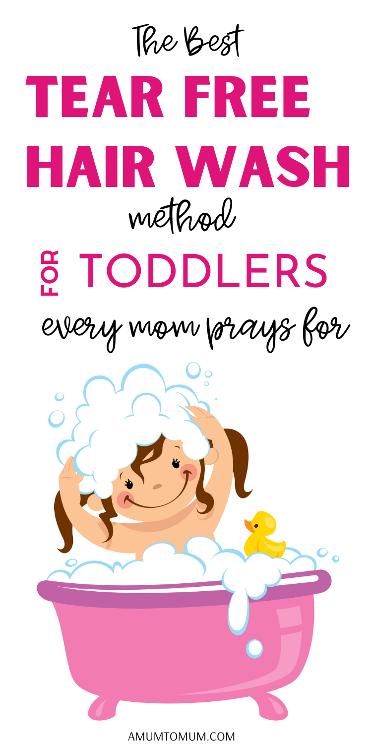 How do I Wash my Toddler's Hair Without Crying