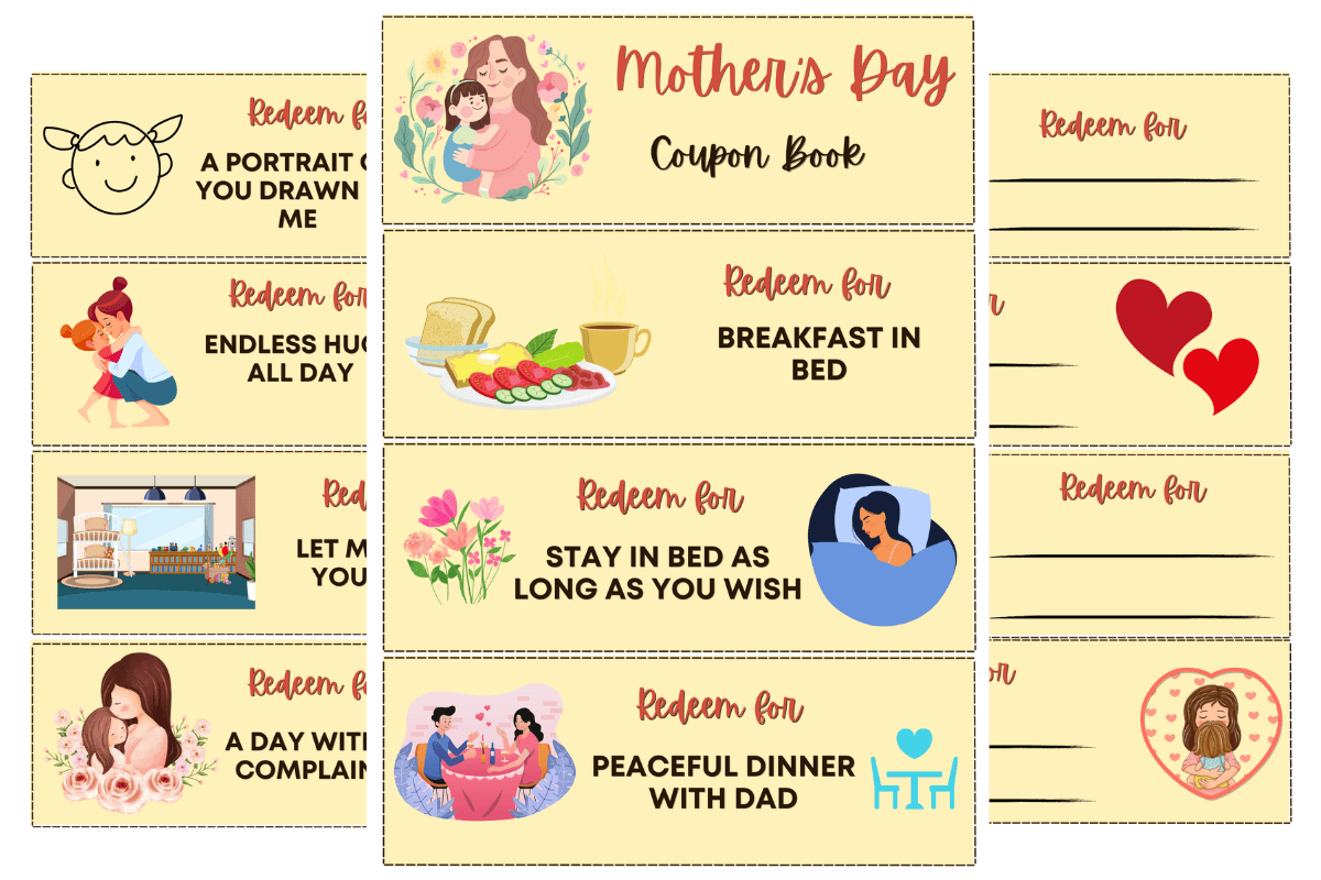 Free Mother's Day Printables -DIY Gifts and More
