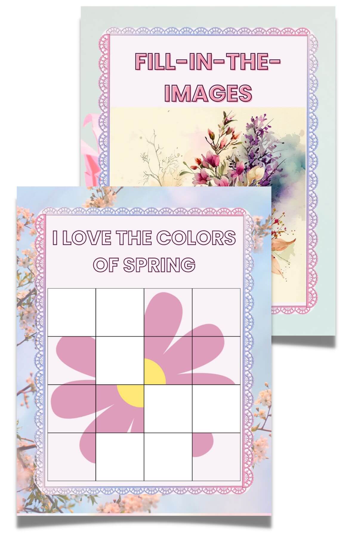 Spring Themed Kindergarten Activity Booklet - FREE PDF