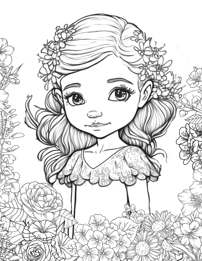 Kawaii Coloring Pages for Girls & Adults - FREE