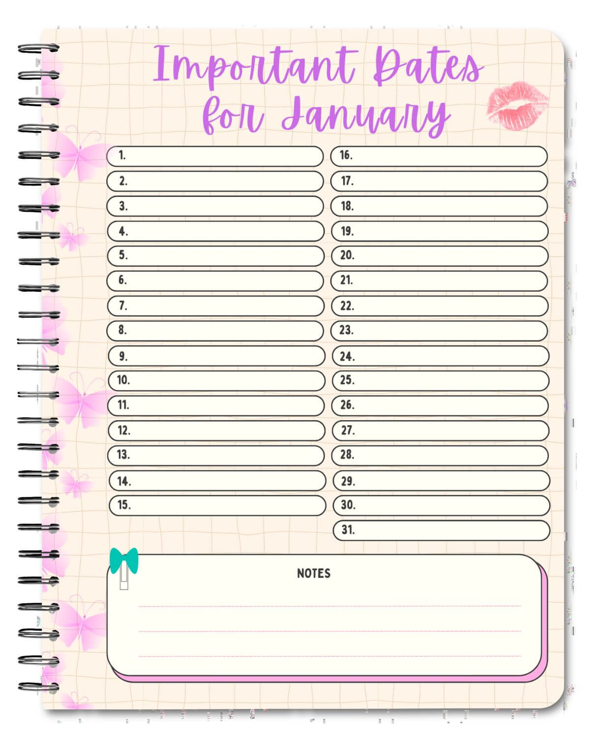 Printable Journal for Girls - Use it Over and Over
