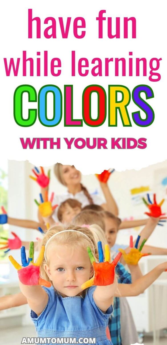 How to Teach Colors to Toddlers with Fun Activities