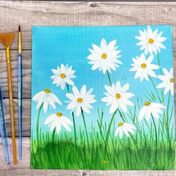 14 Simple Canvas Painting Ideas for Kids - Easy Techniques!