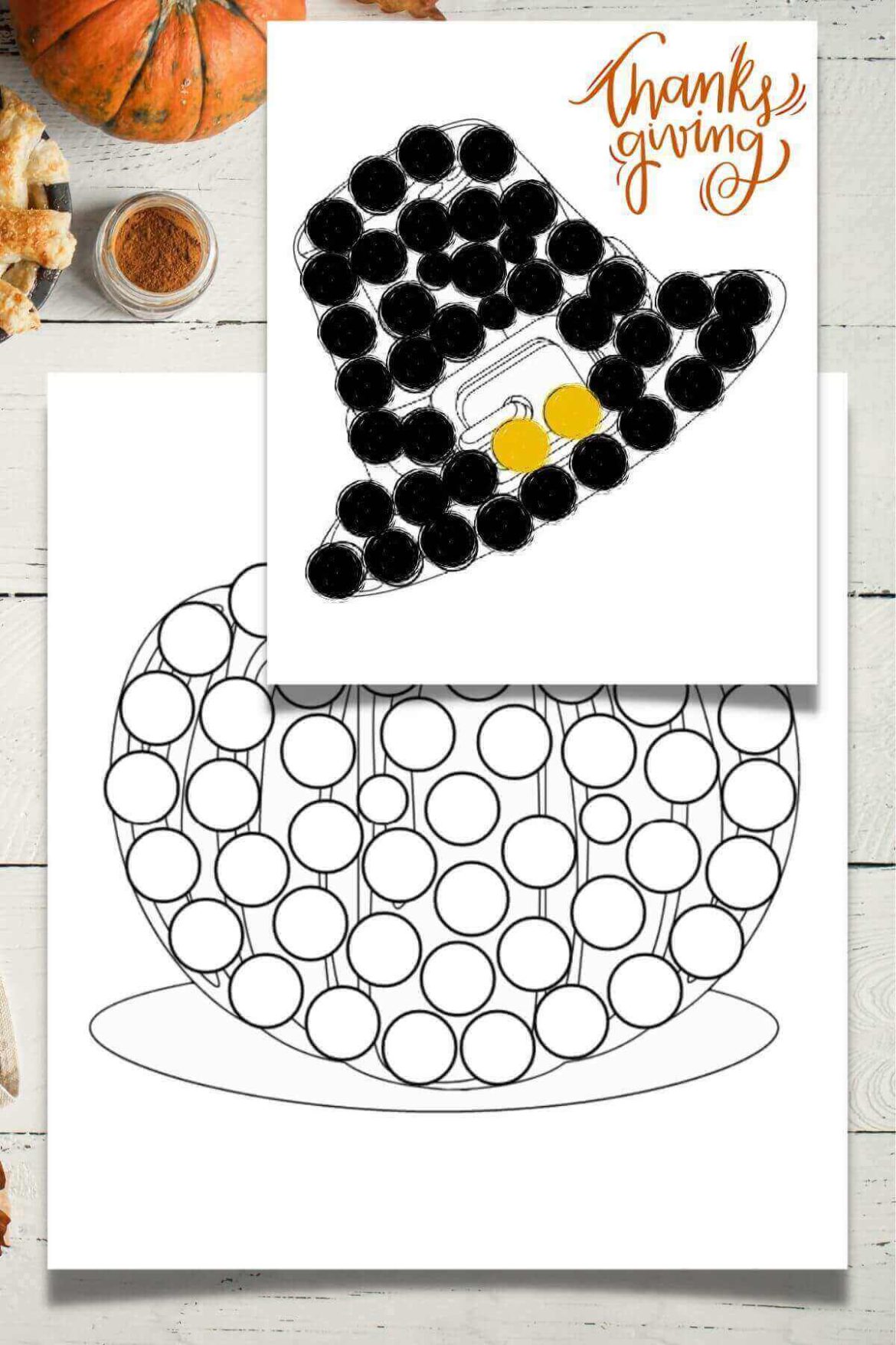 FREE Thanksgiving Activity Book Printable With 105 Pages