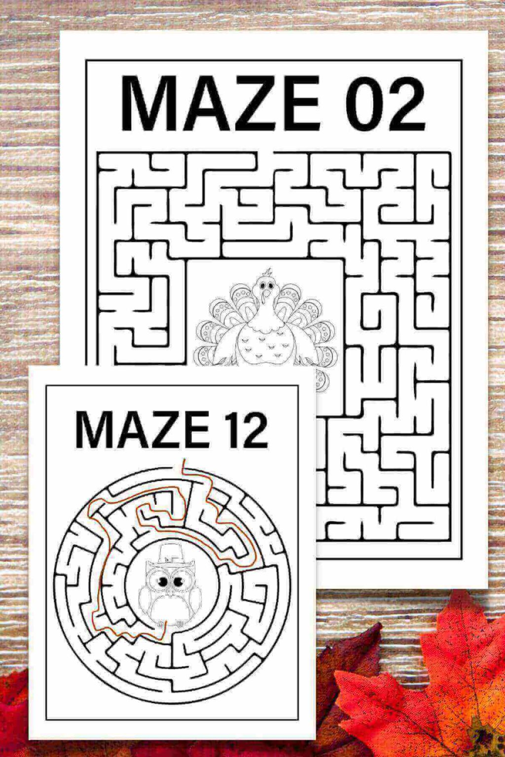 FREE Thanksgiving Activity Book Printable With 105 Pages