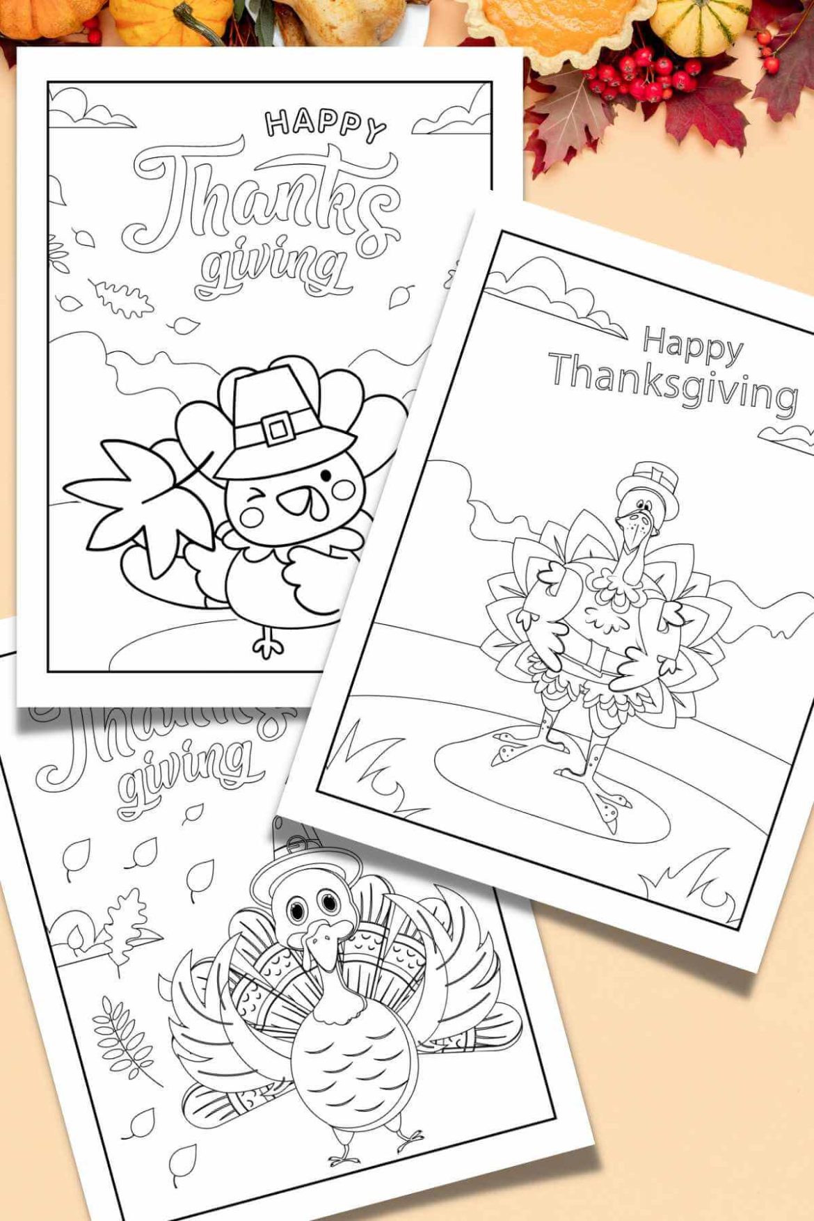 FREE Thanksgiving Activity Book Printable With 105 Pages
